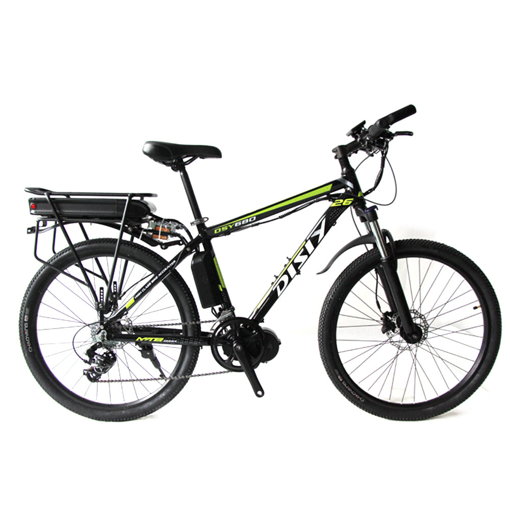 DISIYUAN 26inch 48V 500W e mtb bafang m500 motor mid drive hardtail el ...